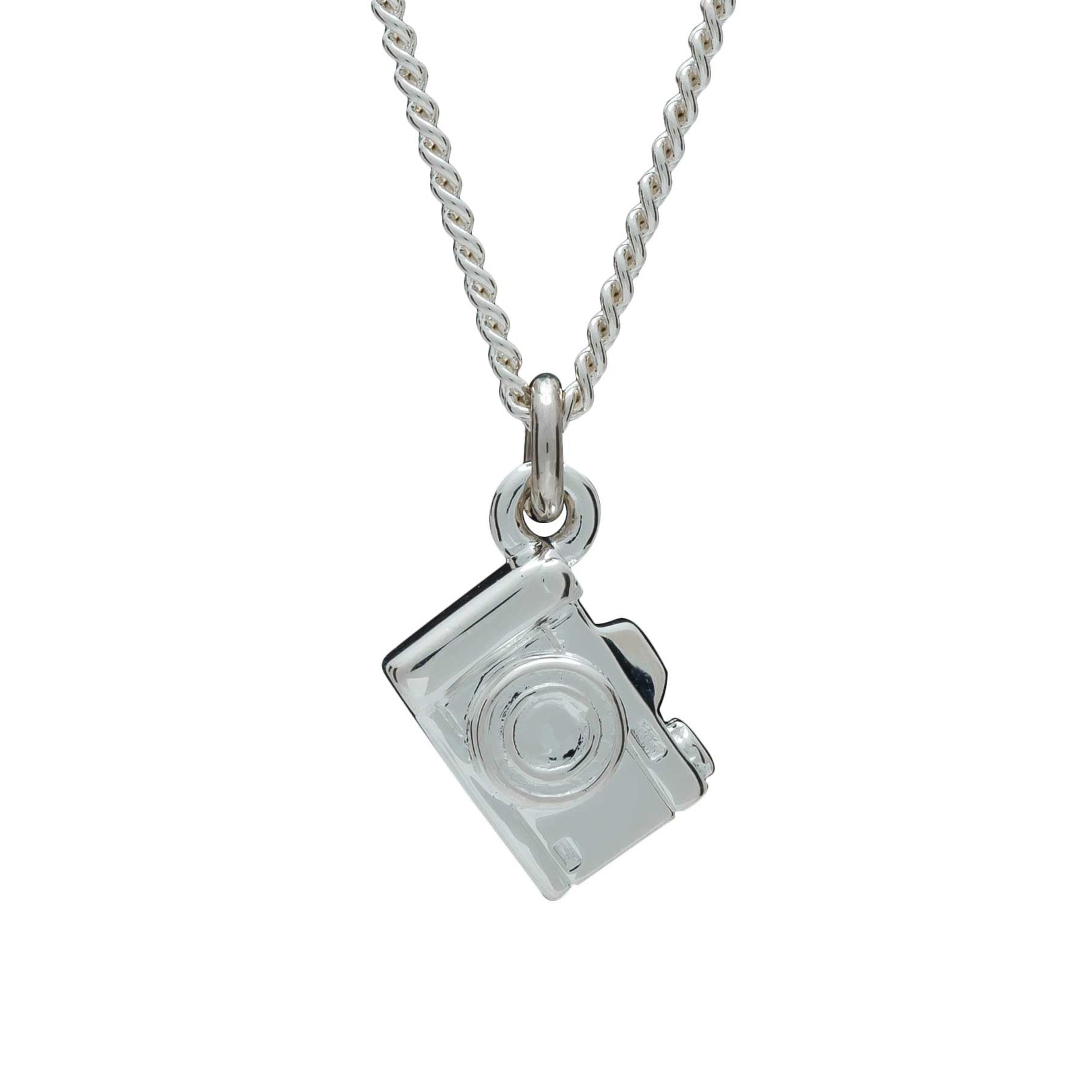 Camera Silver Necklace – Off The Map Jewellery