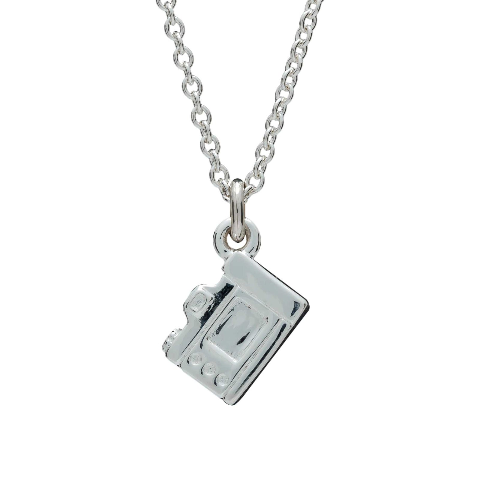 Camera Silver Necklace – Off The Map Jewellery