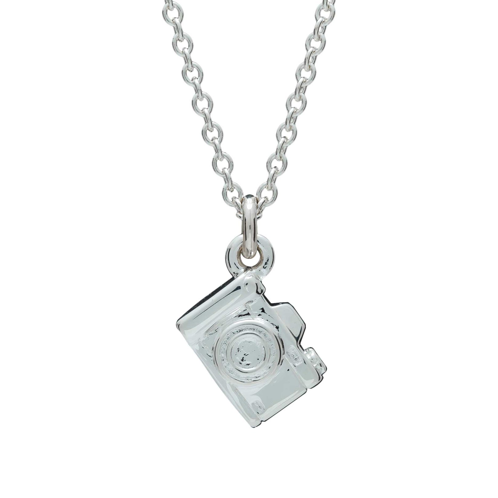 Camera Silver Necklace – Off The Map Jewellery