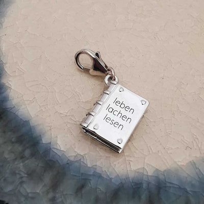Story Of Your Life Personalised Book Silver Charm – Off The Map Jewellery